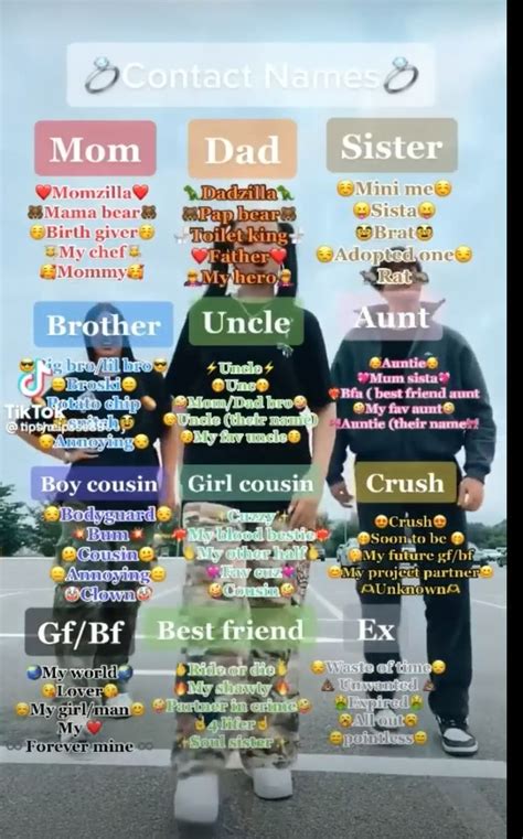 Pin On Funny Contact Names