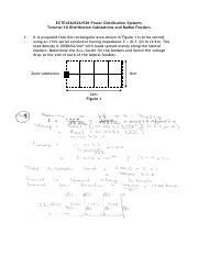 Week 7 Solution Tutorial Distribution Substations And Radial Feeders Pdf ECTE426 826 926 Power
