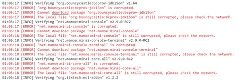 通过docker安装mirai，报错cannot Download Package Xxxxx · Issue 96 · Itxtech