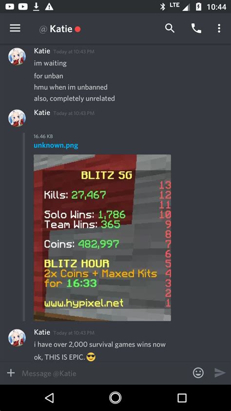 We Ban This Person Off A Minecraft Server And She Sends Me This R Humblebrag