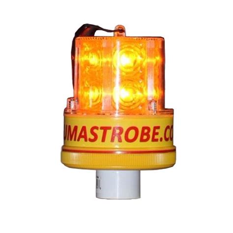 Lumastrobe Lx 18 Sfm Led 1″ Strobe Warning Light W Socket Flange