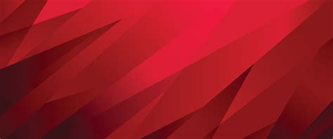 Abstract Red Gradient Background Vector Modern Style Wallpaper Design With Geometric Shapes