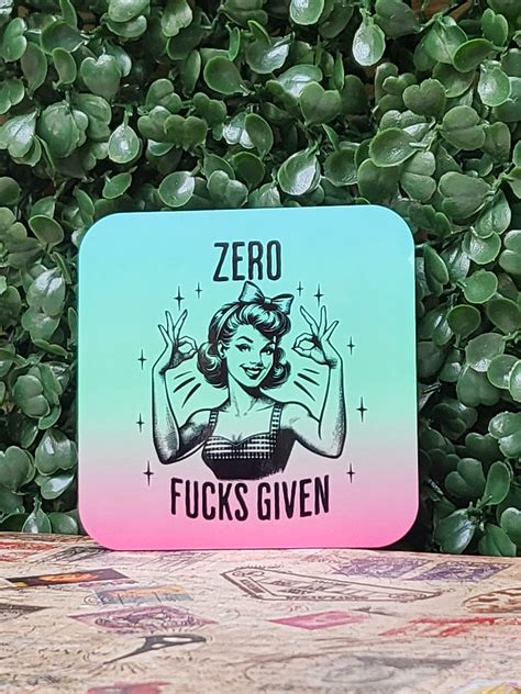 Zero Fucks Given Magnet ⋆ Malarkey