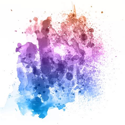 수채화 질감 배경 프리미엄 벡터