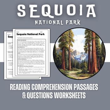 Sequoia National Park Reading Comprehension Passages And Questions Worksheet