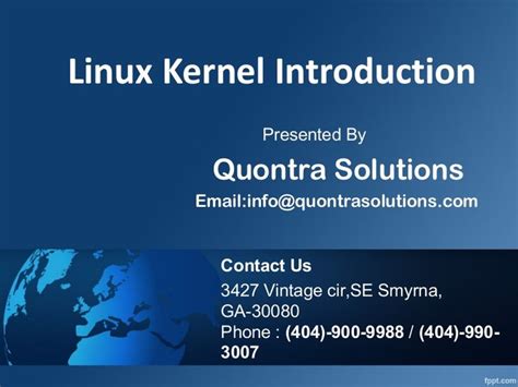 Introduction To Linux Kernel By Quontra Solutions Problem Statement