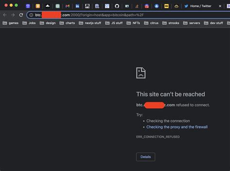 trying to run umbrel over boringproxy to no avail boringproxy indiebits