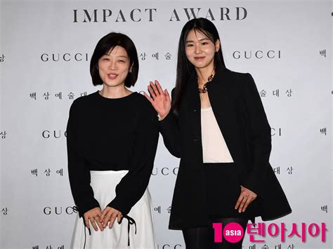 TEN포토임선애 감독임선우 영화 세기말의 사랑으로 구찌 임팩트 어워즈 참석 텐아시아