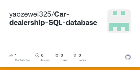 Github Yaozewei325car Dealership Sql Database