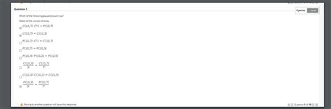Solved Question 5 8 Points Saved Which Of The Following Chegg Com