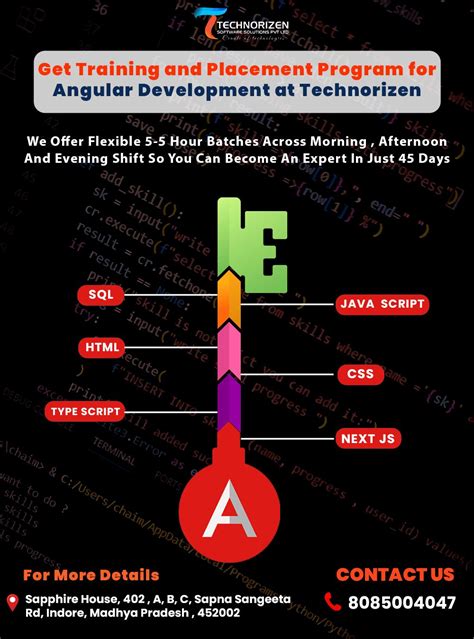 Our Training Placementprogram Angular Angulardevelopment Technorizen Software Solutions