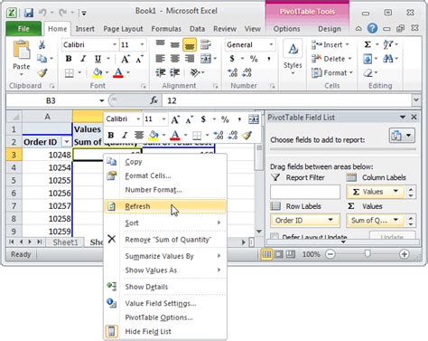 2010 Excel Pivot Table Tutorial Damermash