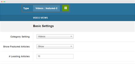 acm module configuration joomlart
