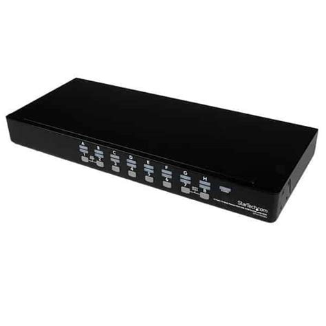 16 Port 1u Rackmount Usb Kvm Switch With Osd