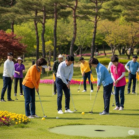 어부비토 대한민국을 휩쓰는 파크골프 열풍