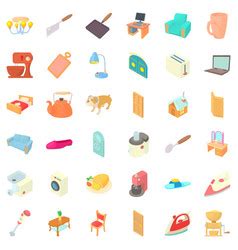 Coffee Table Icon Cartoon Style Royalty Free Vector Image
