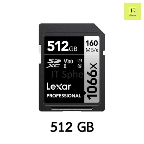 Lexar Professional 1066x Sdxc Uhs I U3 V30 64gb 128gb 256gb 512gb Sd
