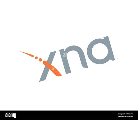 Microsoft XNA Rotated Logo White Background Stock Photo Alamy