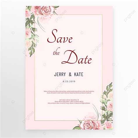 결혼식 초대장 카드 템플릿 Psd 다운로드 디자인 자료 다운로드