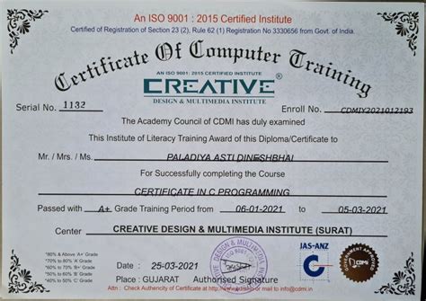 Asti Paladiya On Linkedin C Programing Language Certificate I Am Happy
