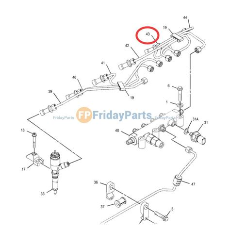 Fuel Line 336 8178 For Caterpillar Cat Engine C6 6 Excavator M316d M318d M322d 320d 320dl 323dl