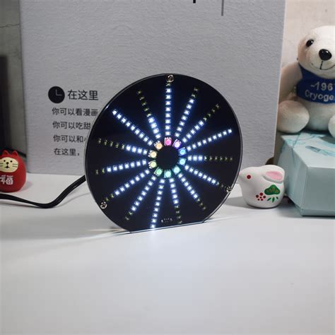 Geekcreit Led Circular Audio Visualizer Music Spectrum Display Diy Kit