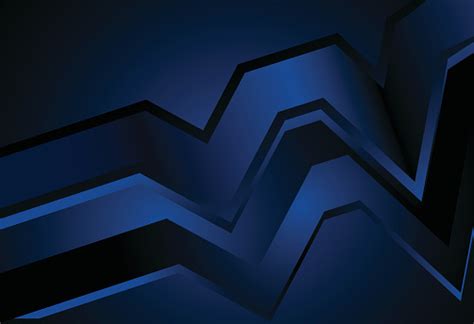 Navy Blue Abstract Curve And Wavy Background Stock Illustration Download Image Now Abstract