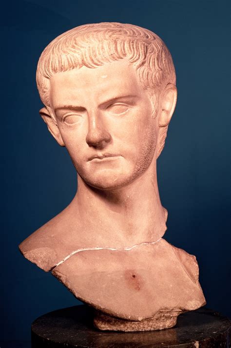 Bust Of Emperor Caligula From Thrace C39 40 Ad By Roman