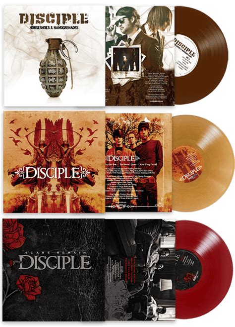 Disciple Scars Remain New Vinyl Limited Run Red Rose Vinyl