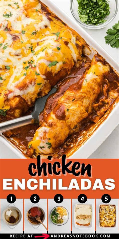 Chicken Enchiladas With Homemade Red Enchilada Sauce Artofit