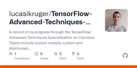 github lucasikruger tensorflow advanced techniques specialization a record of my progress