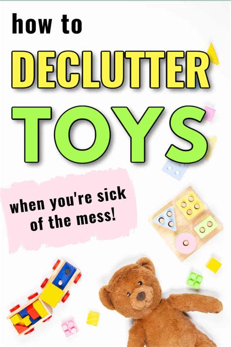 How To Declutter Toys In 8 Easy Steps Get Rid Of Clutter
