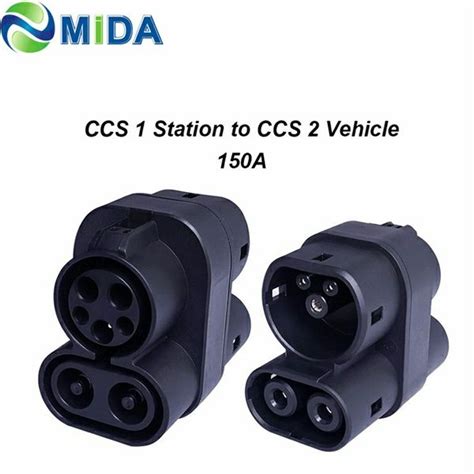 Ccs Combo 1 To Ccs2 Combo Adapter Переходник адаптер Ccs1 для авто з C 5 600 грн Кабелі