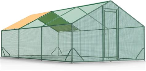 Quictent Chicken Coop Run Upgraded With 1 26 Metal Tube Large Walk In