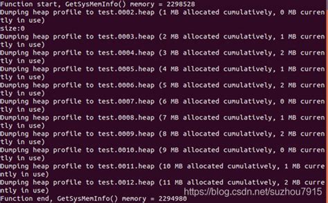linux中c 程序读取占用内存的两种方式：meminfo gperftools c linux 查询内存占用 csdn博客