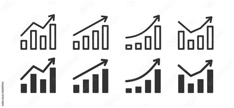 Graph Growth Icon Statistic Diagram Vector Chart Arrow Diagram Graph Growth Icon Statistic Diagram Vector Chart Arrow Diagram