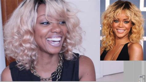 Blonde Rihanna Hair Full Lace Wig Review Youtube
