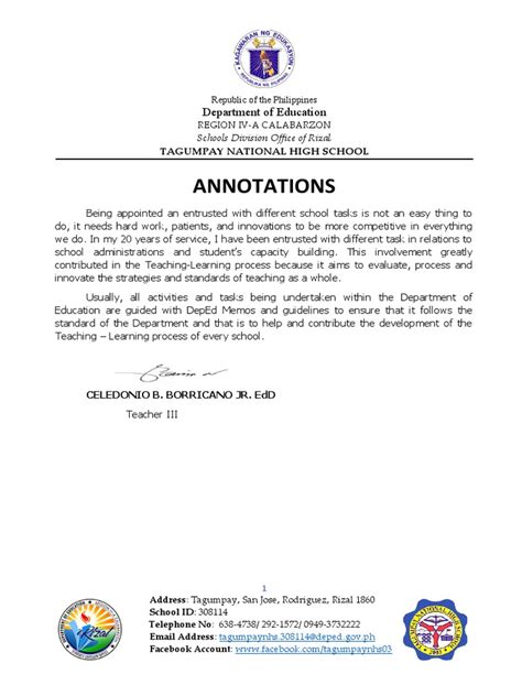 Objective 15 Annotations Pdf