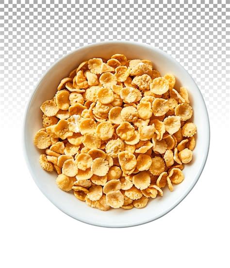 Isolated Bowl Of Cereal Clear Background Premium Ai Generated Psd