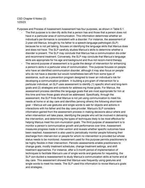 CSD Chapter 6 Notes Dr Chapman CSD Chapter 6 Notes 2 1 25 Purposes And Process Of
