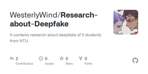 Github Westerlywindresearch About Deepfake It Contains Research