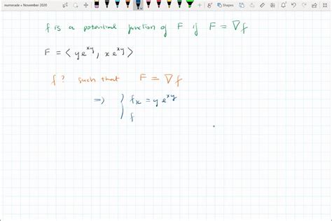 solved find a potential function for the vector field 𝐅 by inspection