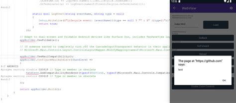 EvaluateJavaScriptAsync Does Not Work If WebViewRenderer Is Used