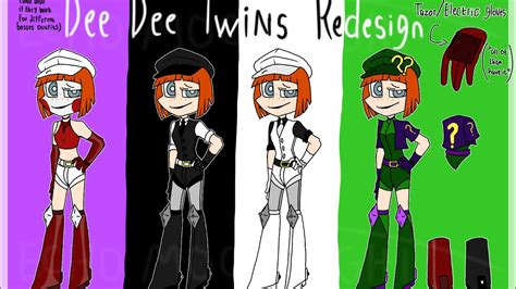 The Dee Dee Twins Redesign Batman Beyond Fanart Youtube