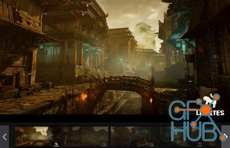 Unreal Engine Asset Asian Canal Environment ULAT