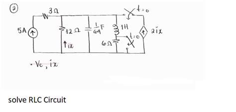 Solved Solve RLC Circuit Chegg
