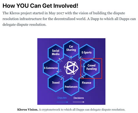 Kleros Escrow Additional Use Cases Suggestion Proposal Request