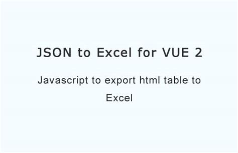 Javascript To Export Html Table To Excel