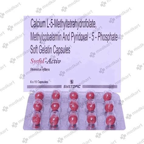 Sysfol Activ Capsule 15s Price Uses Side Effects And Substitutes Medkart