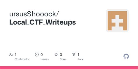 Github Ursusshooocklocalctfwriteups